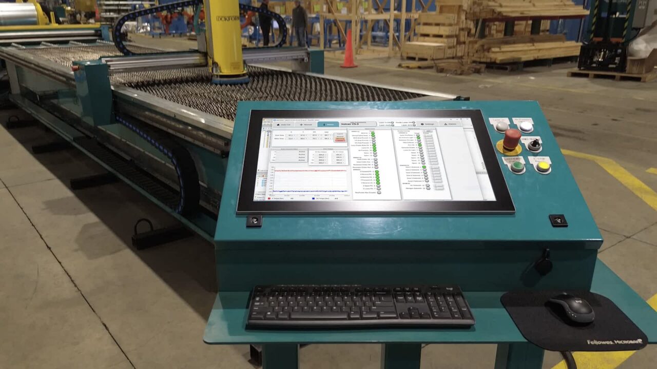 Lockformer Vulcan Fiber Laser Elite Cutting System | Mestek Machinery